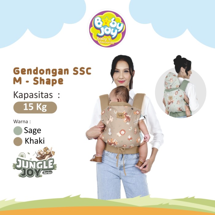 Baby Joy Gendongan SSC M Shape Jungle Joy Series - Baby Joy